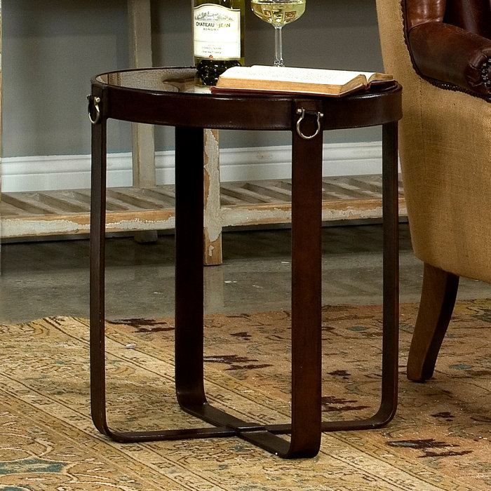 Sarreid Ltd Borchardt Round End Table | Perigold